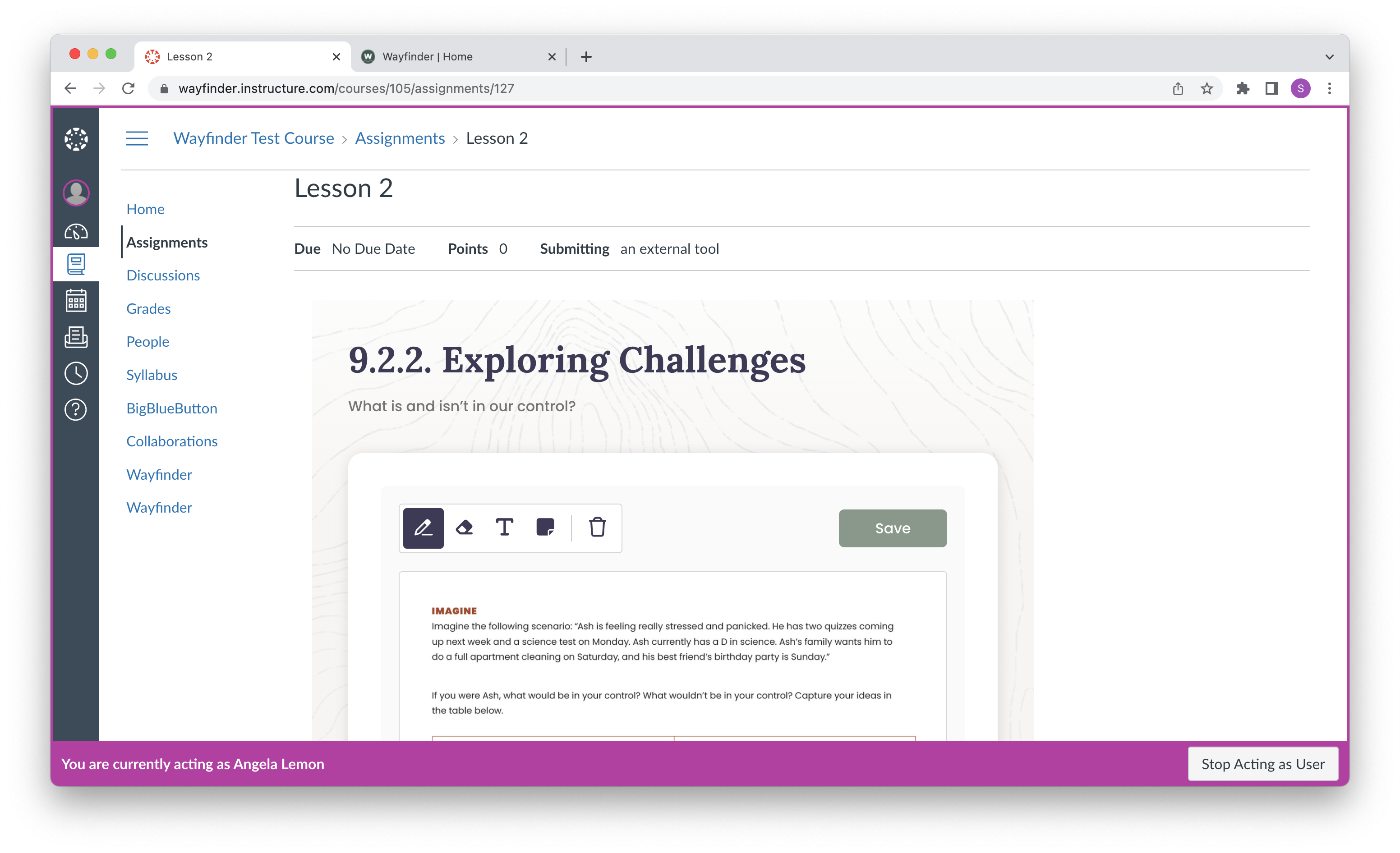 How to Assign Lessons with Canvas – Wayfinder