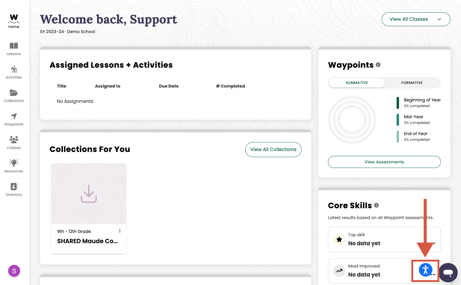 How to Enable the AccessiBe Accessibility Widget – Wayfinder